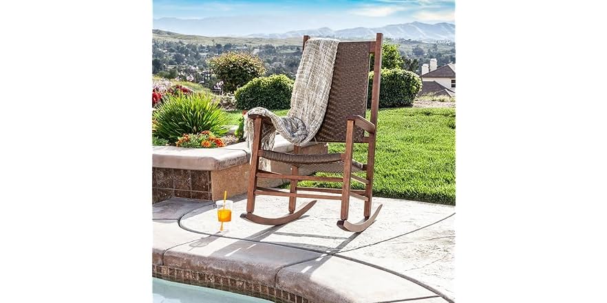 Shine Company Hampton Wooden Rocking Chair