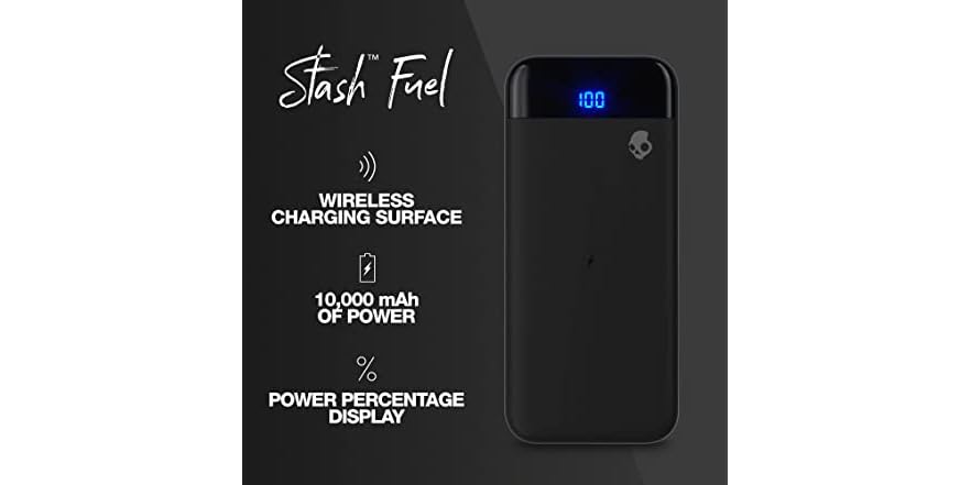 Skullcandy 10000mAh Wireless Charging Power Bank