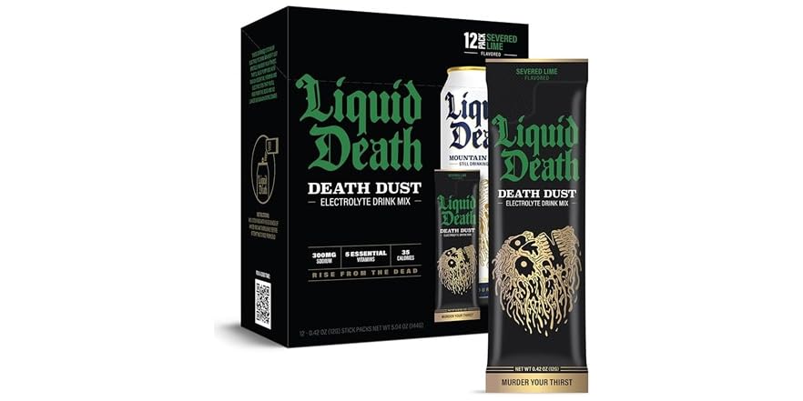 (36ct) Liquid Death Electrolyte Death Dust - Melon + Lime