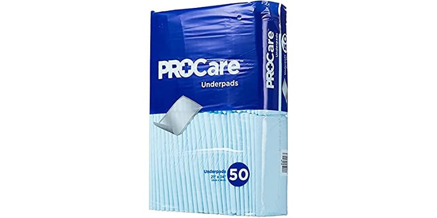 ProCare Underpads 21x34 inch (50/pkg)