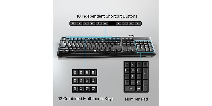 Redragon BK7366 Wired Keyboard