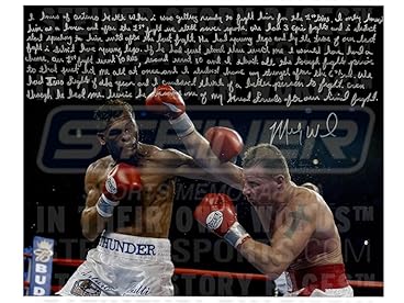 Mickey Ward Signed Story Photo
