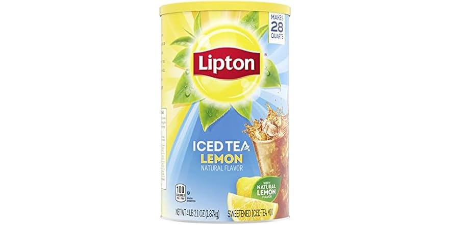 Lipton Lemon Powdered Iced Tea, Sweetened