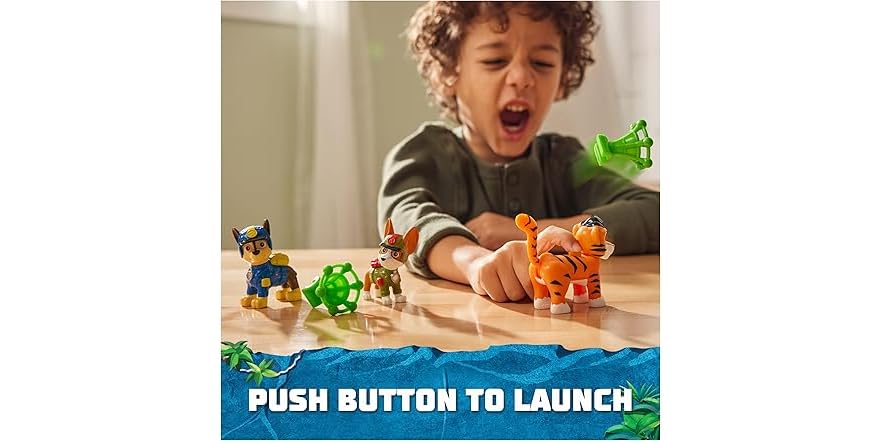 Paw Patrol: Jungle Pups Chase, Tracker & Tiger Action Figures