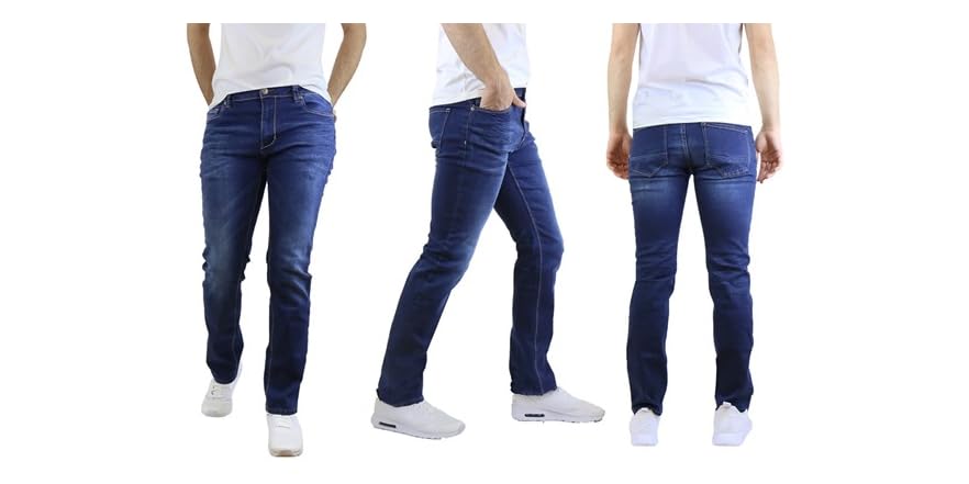 Native Men's Straight Leg Stretch Jeans