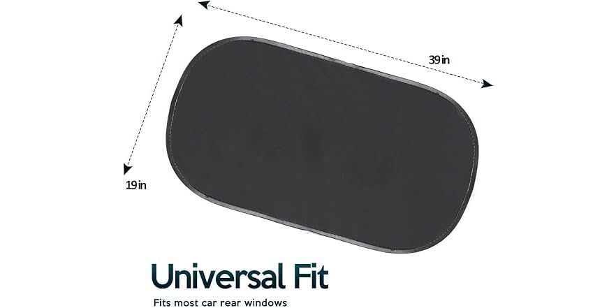 Zone Tech Rear Sun Stop Sunshade