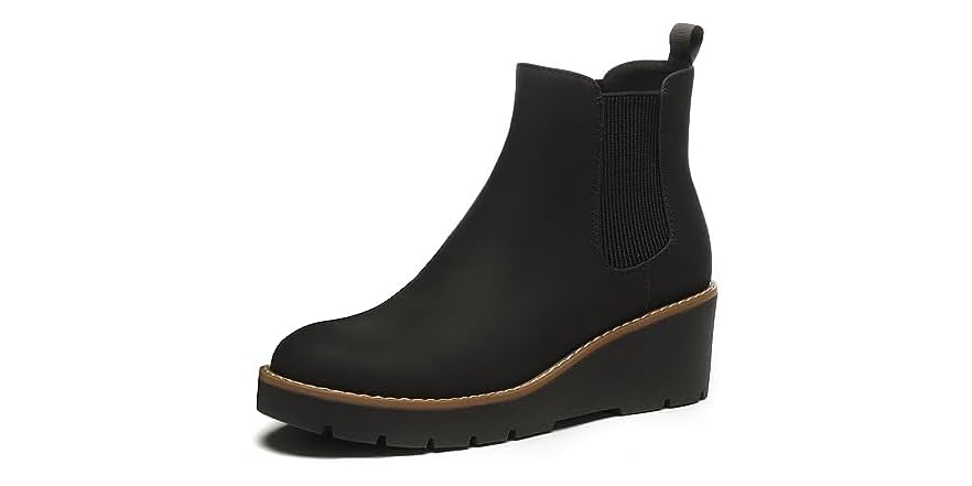 Athlefit Women's Chelsea Wedge Boots