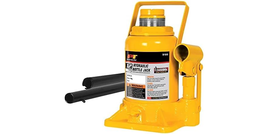 Performance Tool 12T Heavy Duty Shorty Bottle Jack
