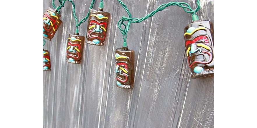 Tiki Face String Lights 10 Count