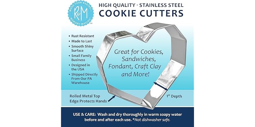 R&M International SS 2-1/3" Round Biscuit Cutter