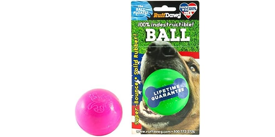 Ruff Dawg Ball Solid Rubber Dog Toy Smal
