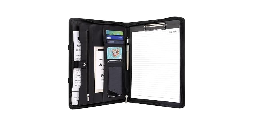 A4 Organizing Portfolio Folder With Notepad