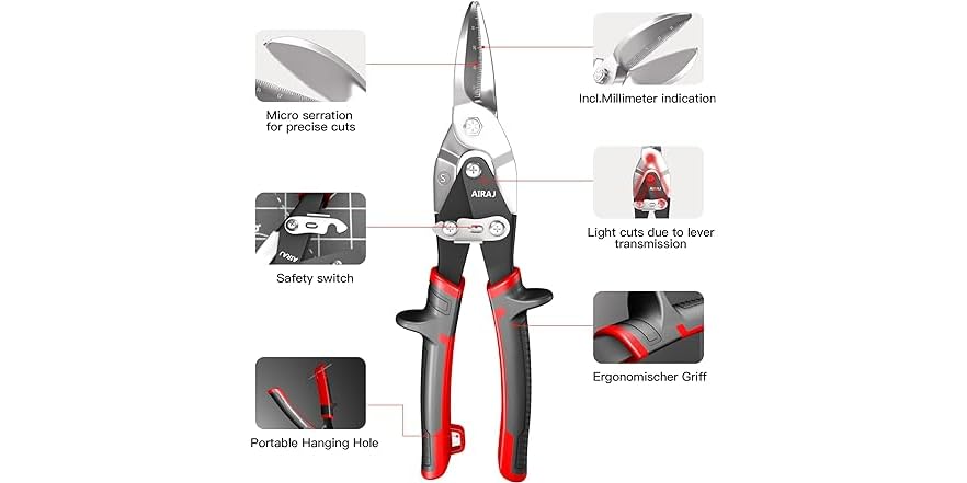 Heavy Duty Tin Snips Metal Sheet Cutter