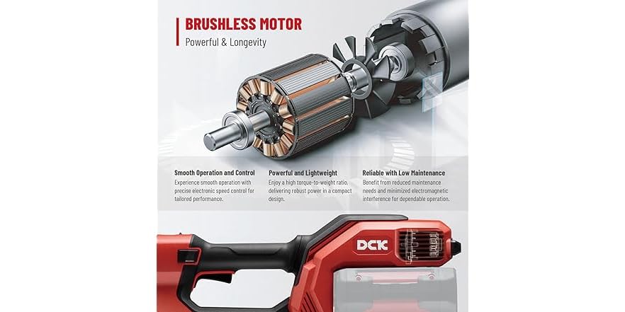 DCK String Trimmer 15" Cordless Tool Only