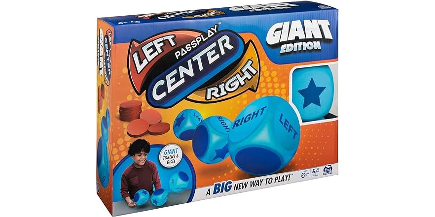 Giant Left Center Right Board Game 