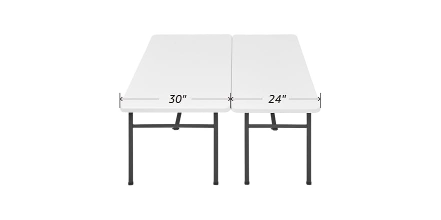 Living and More 4ft Plus Standard Folding Table