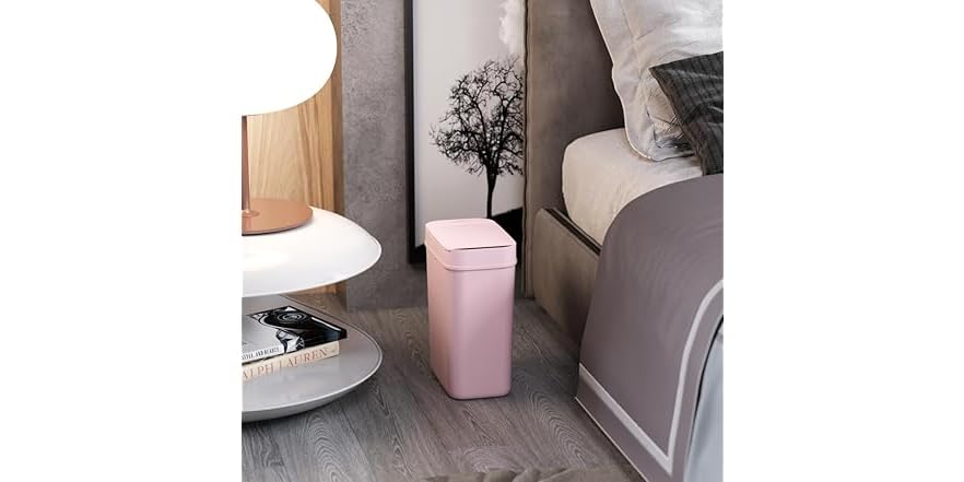 iTouchless 3-Gal Pink Sensor Trash Can