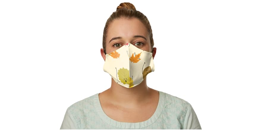 Falling Leaves Face Mask