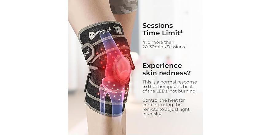 LifePro Red Light Therapy Knee Brace