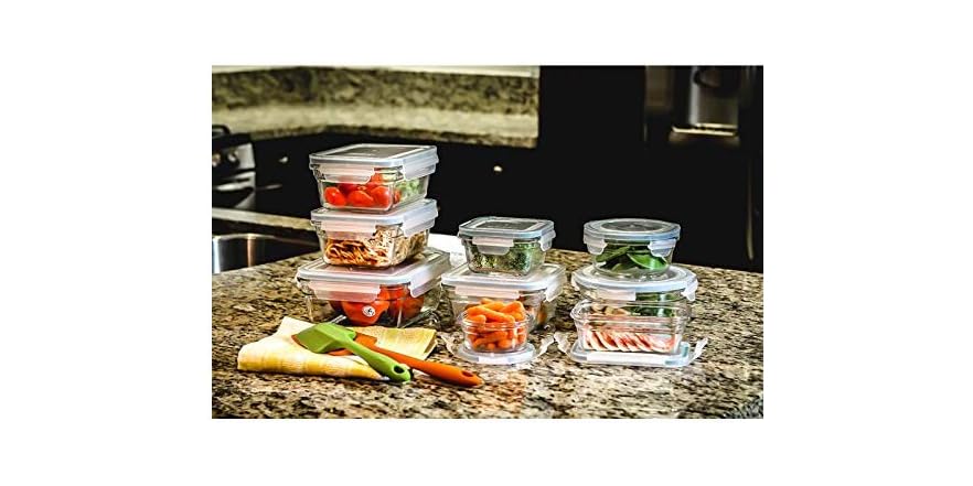 Glasslock 18-Piece Aşsõrted Containers