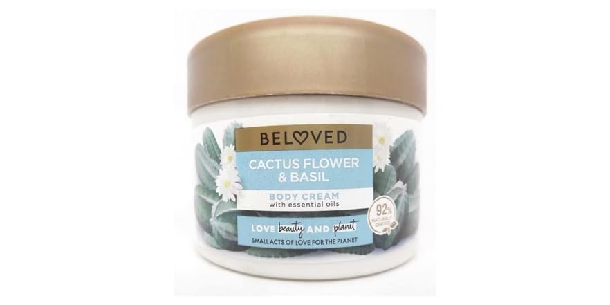 (2 Pack) Love Beauty And Planet Beloved Body Cream Cactus Flower & Basil