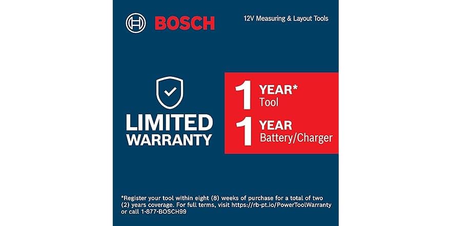 BOSCH GCL100-80CG 100 Ft 12V Max Cross-Line Laser