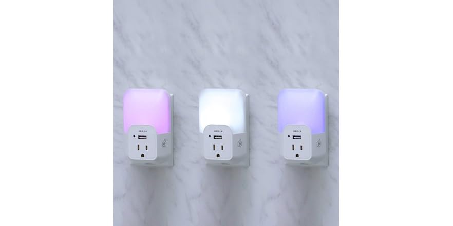 LED Color-Change Night Light (4-Pack)