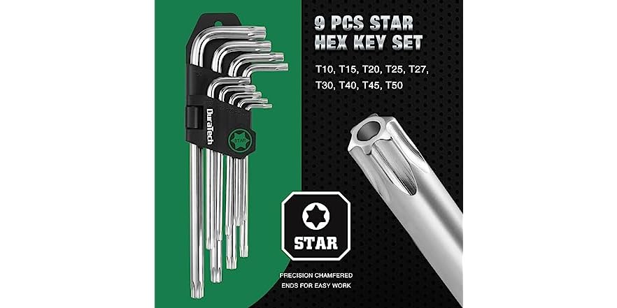 DURATECH Allen Wrench Set, 27-Piece