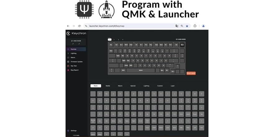 Keychron Q1 RGB Wired Custom Mechanical Keyboard