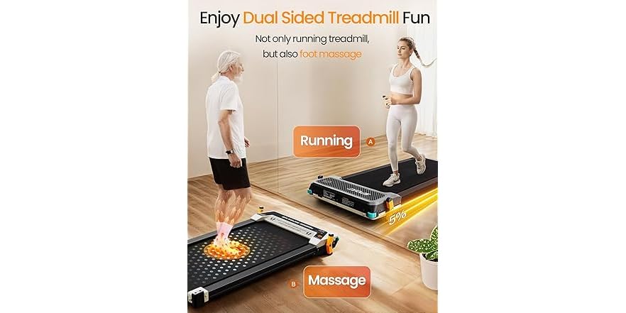AKLUER Walking Pad with Incline