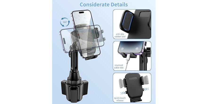 Universal Cup Phone Cradle Holder