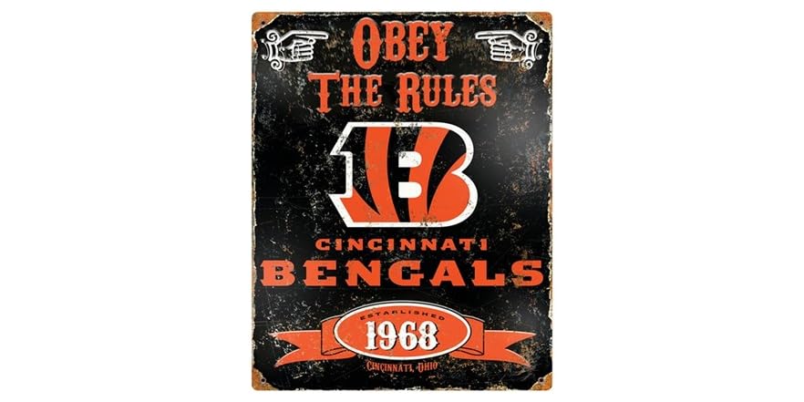 NFL Vintage Metal Signs