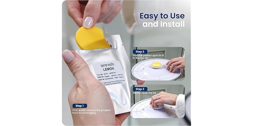 SereneLife Fragrance Discs