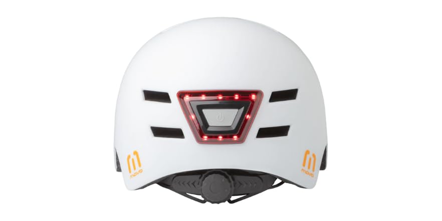 Movo Urban Unisex LS Bicycel Helmet LED Lights
