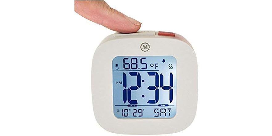 Marathon Small Compact Alarm Clock