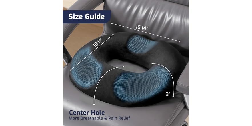 AllSett Health Donut Pillow Full Support