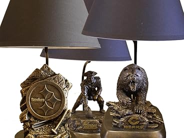 NFL Table Lamps with Shades - 7 Teams