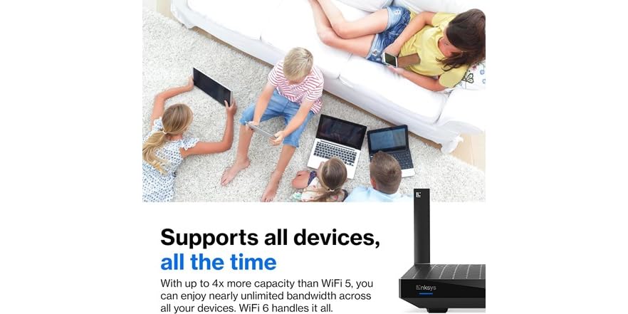 Linksys MR2000 Dual Band Mesh Wi-Fi 6 Router