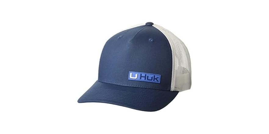 HUK Men's Trucker Snapback Fishing Hat