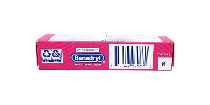 Benadryl Extra Strength Anti-Itch Relief Cream 1 oz