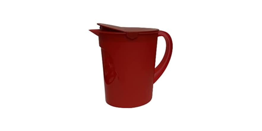 Tupperware Gallon Pitcher, Red