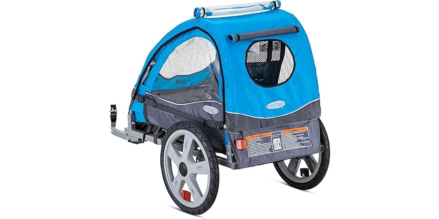 Instep 12-QE104A Instep Bike Trailer, Single Blue (Open Box)