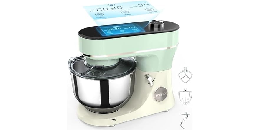6QT Kitchen Mixer with LED Touchscreen