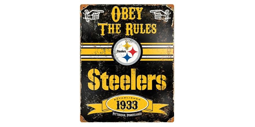 NFL Vintage Metal Signs