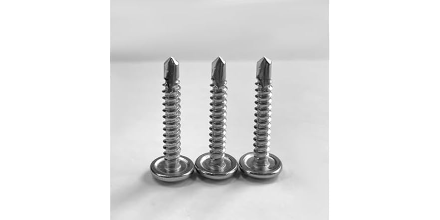 410 SS #8x1 Tapping Screws 100pcs