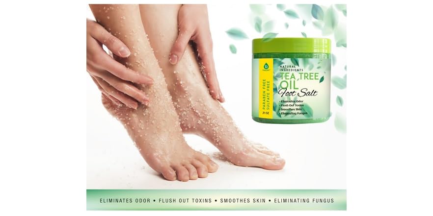 Pure Sonic Tea Tree Foot Salt 10oz