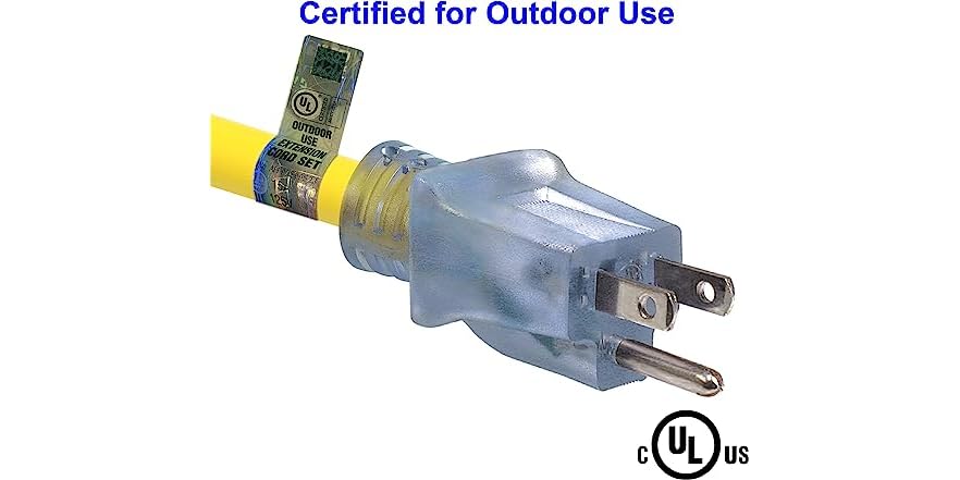 Generator Adapter, 3ft 12/3 20A T-Blade Plug