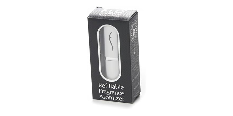 FLO Refillable Atomizer Silver .33 OZ