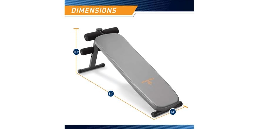 Marcy Utility Slant Board Sit Up Bench