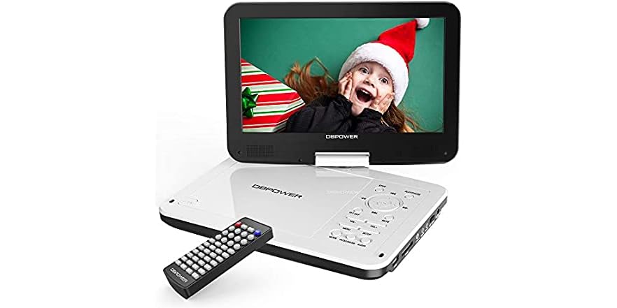 12" Portable DVD Player, Region Free-White